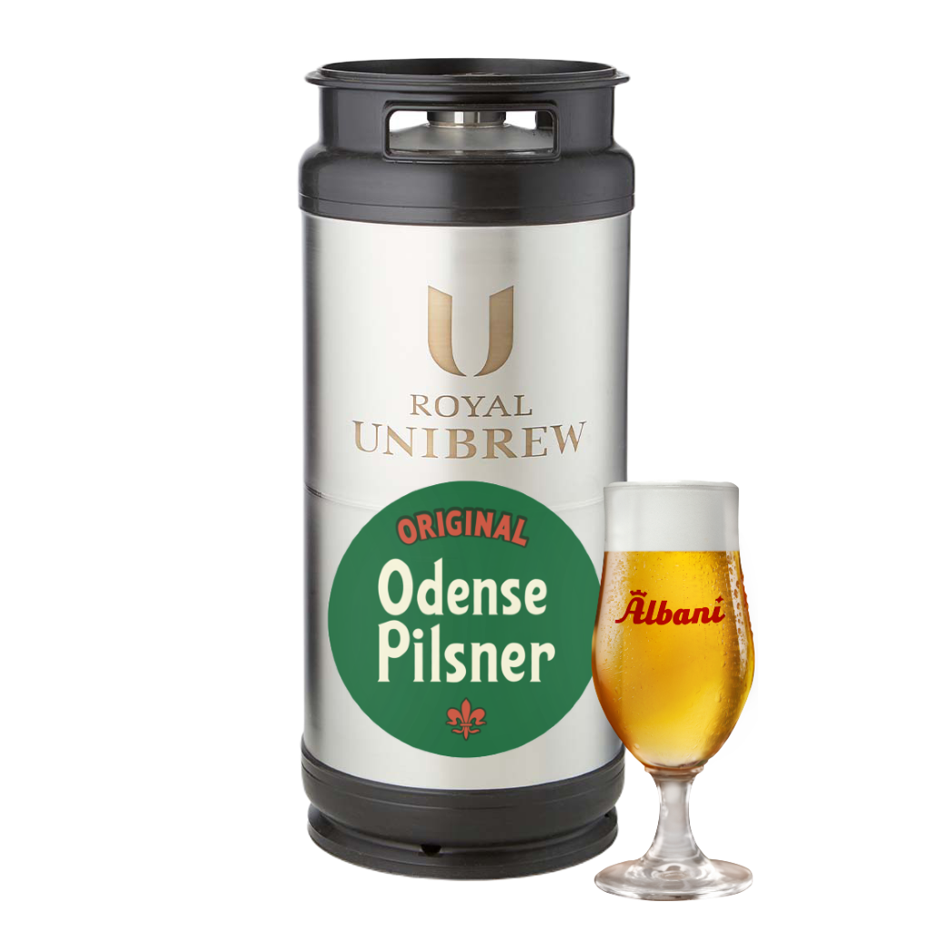 Albani Odense pilsner – 20 L fustage | Silkeborg Fadøl
